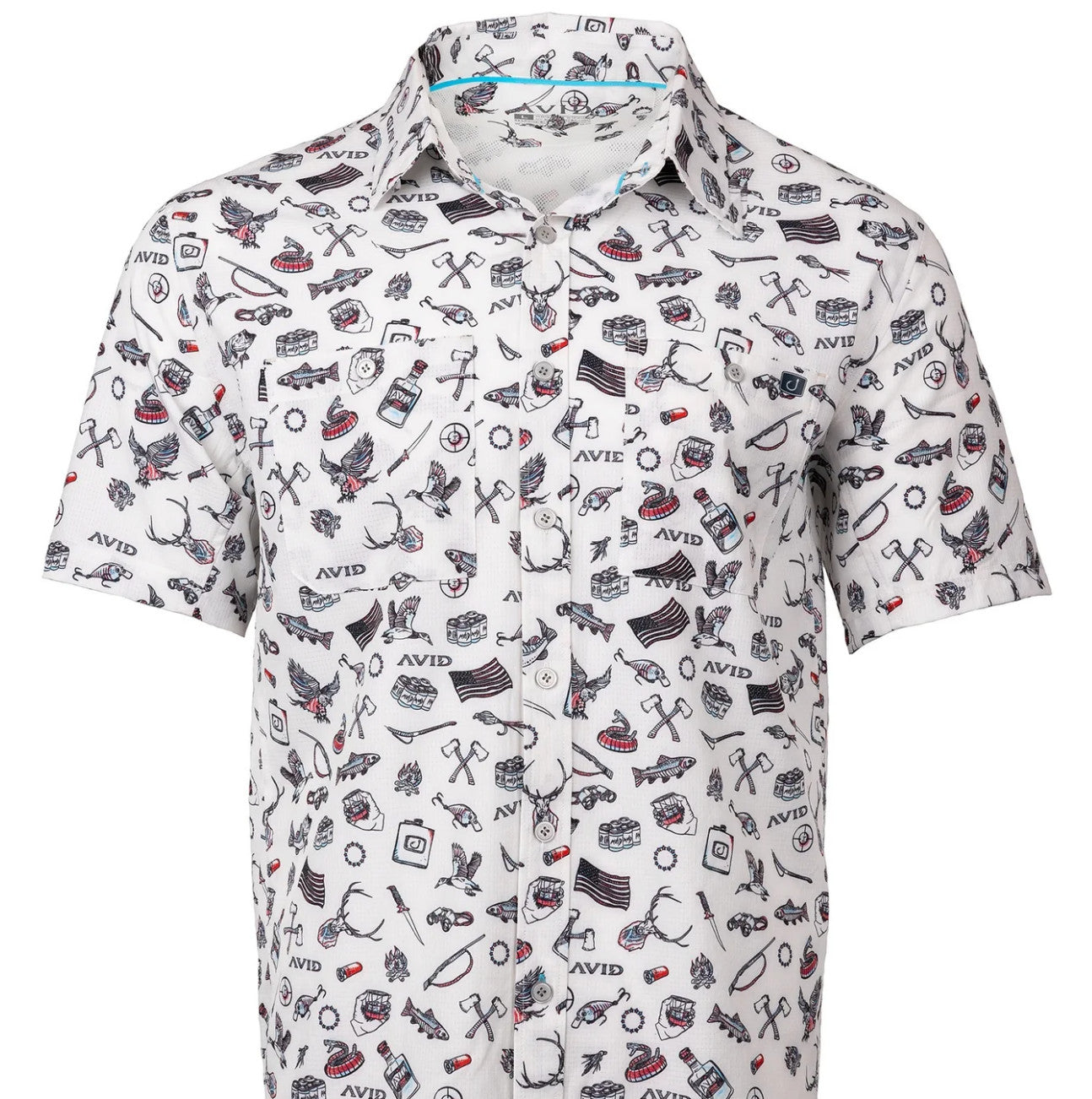 Avid Cabo Sportsman Button Down Shirt White
